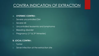 Exodontia Principles and Techniques | PDF
