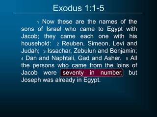 Exodus: 1 | PPT