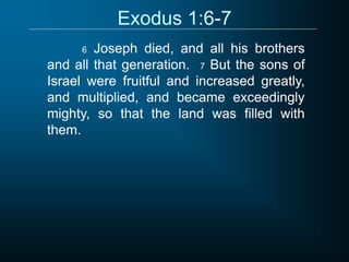 Exodus: 1 | PPT