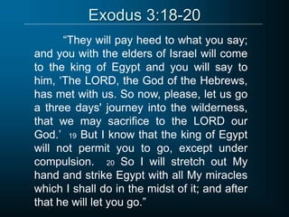 Exodus: 3 | PPT