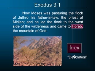 Exodus: 3 | PPT