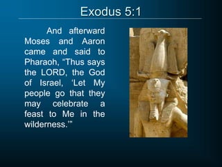 Exodus: 5 | PPT