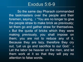 Exodus: 5 | PPT