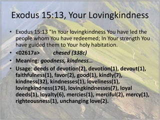 Exodus Chapters 15 and 16 | PPTX