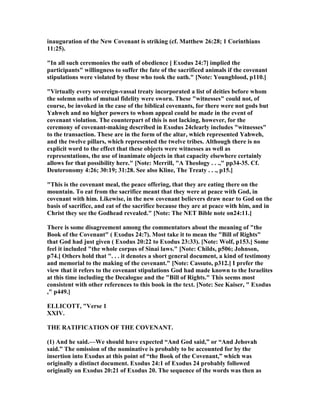 Exodus 24 commentary | PDF