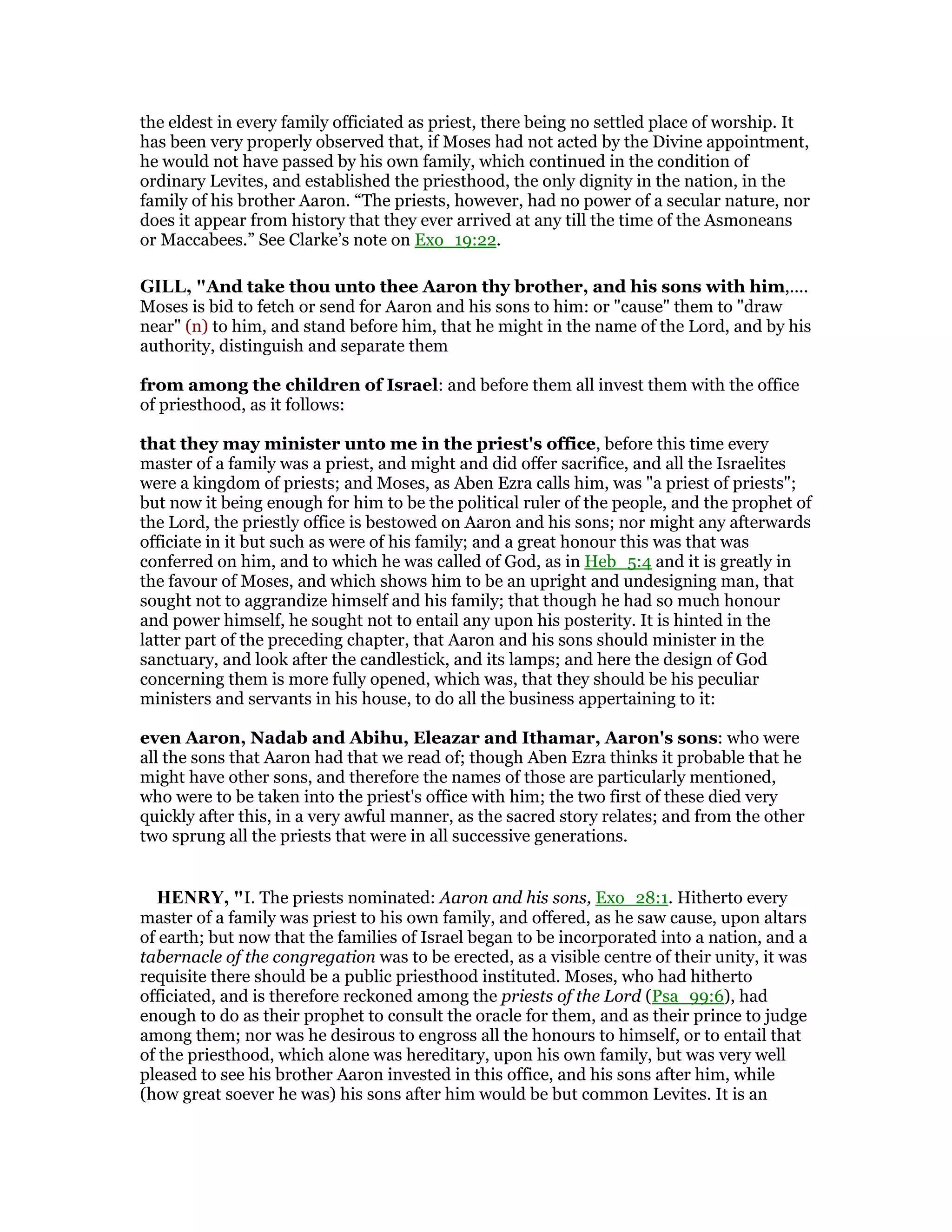 Exodus 28 commentary | PDF