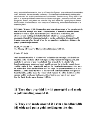 Exodus 37 commentary | PDF