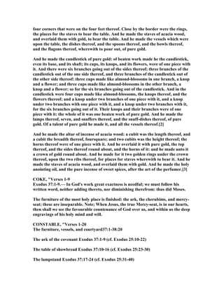 Exodus 37 commentary | PDF