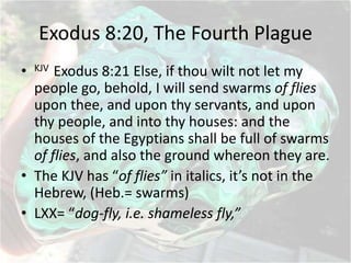 Exodus Chapters 8;15 to 9;35 | PPT