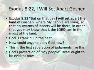 Exodus Chapters 8;15 to 9;35 | PPTX