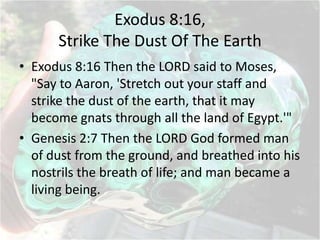 Exodus Chapters 8;15 to 9;35 | PPT