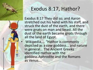 Exodus Chapters 8;15 to 9;35 | PPTX