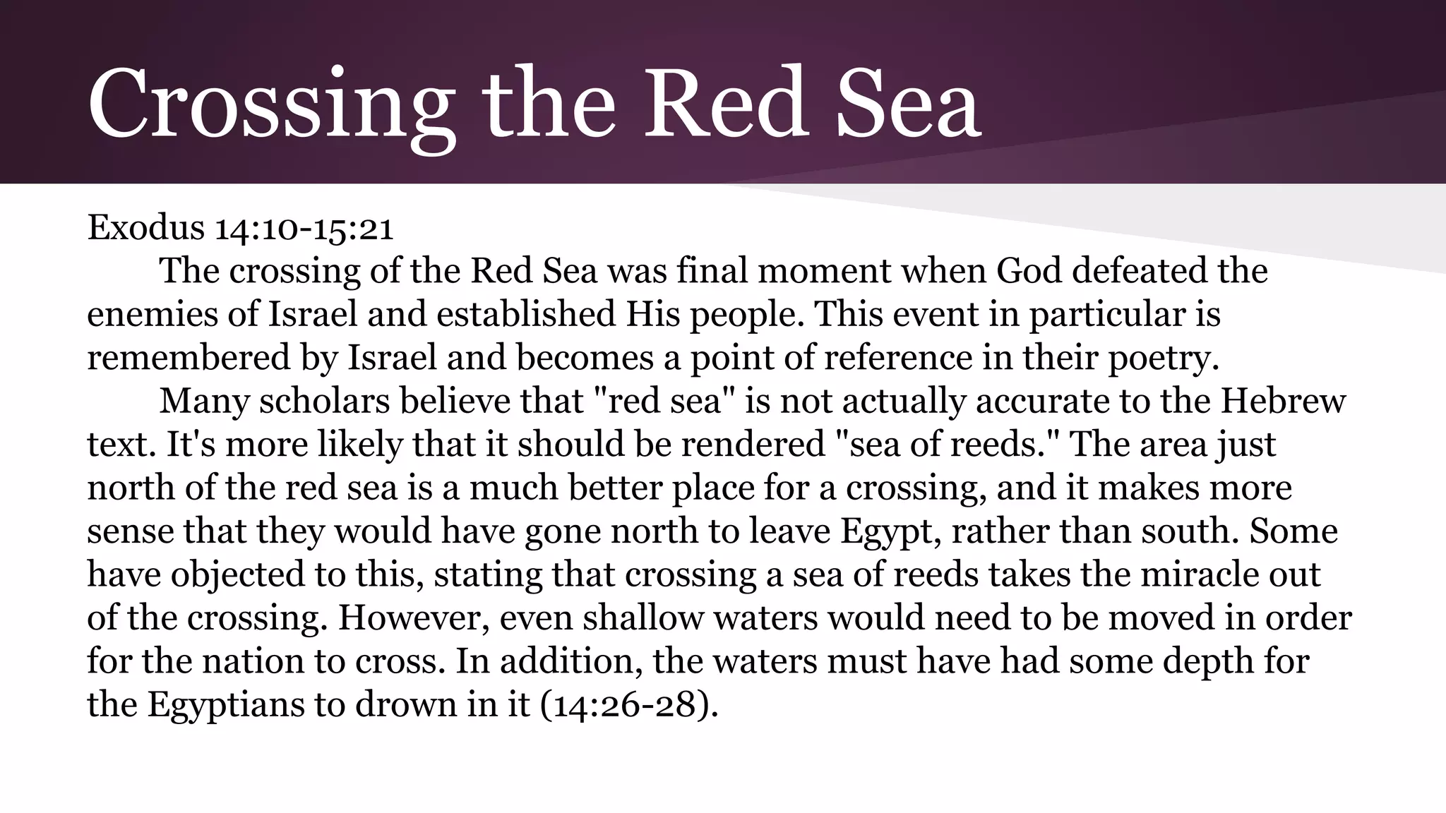 An Overview of Exodus | PPTX