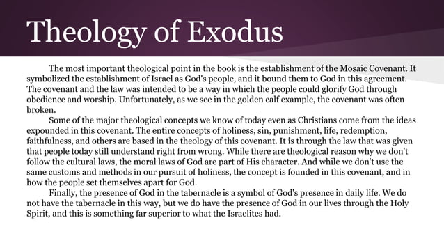 An Overview of Exodus | PPTX