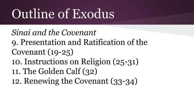 An Overview of Exodus | PPTX
