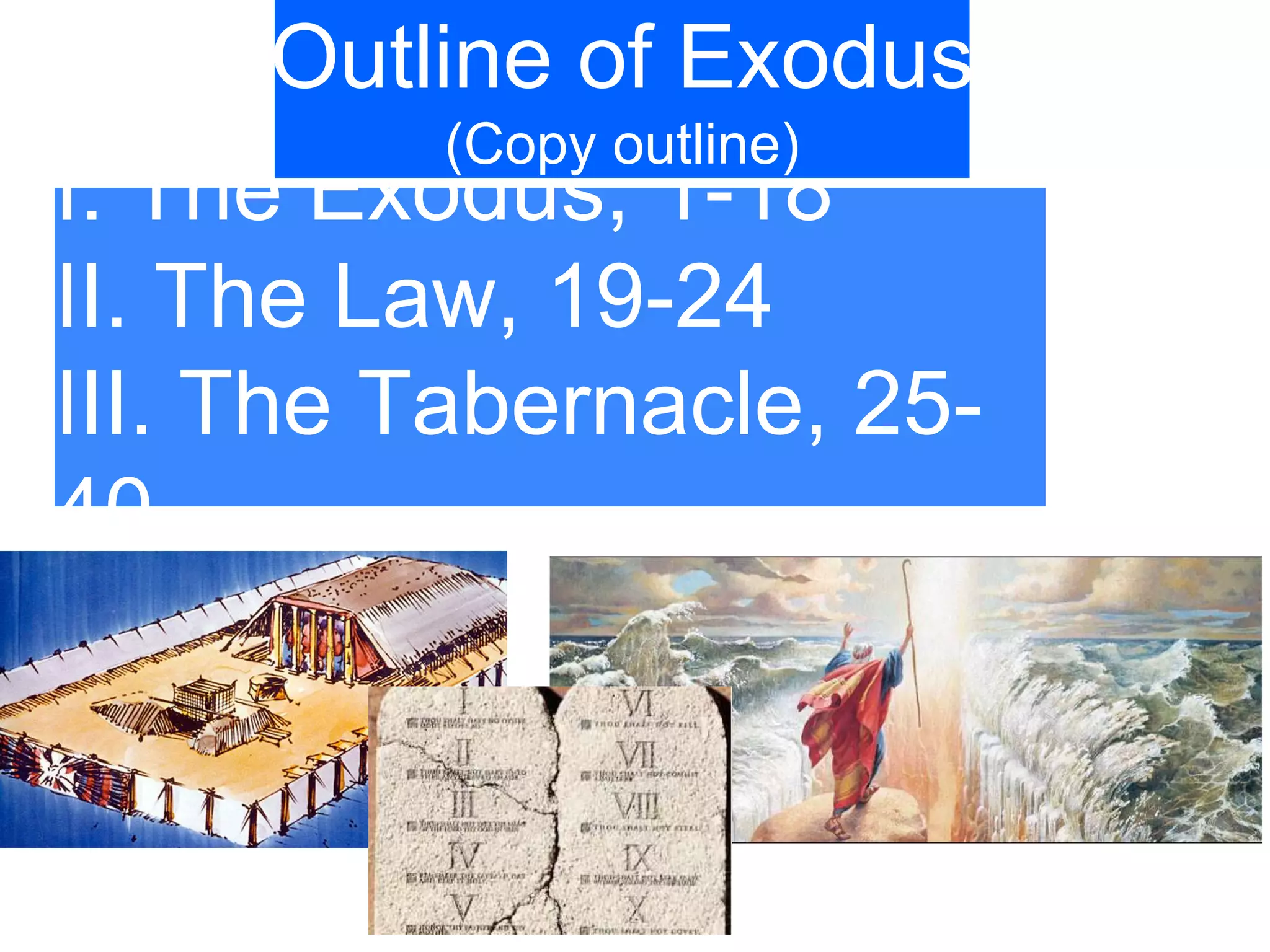 Exodus overview:assignment pp | PPT