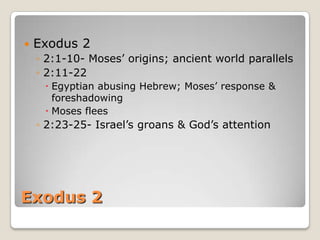 Exodus slides | PPTX