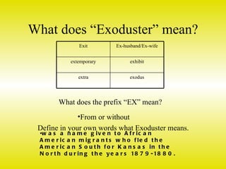 Exoduster | PPT