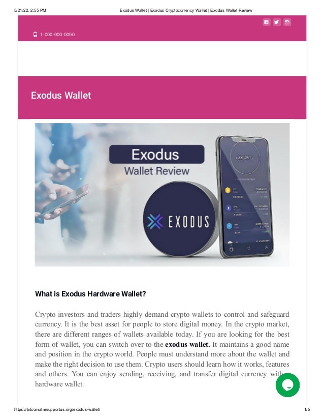 Exodus Wallet | Exodus Cryptocurrency Wallet | Exodus Wallet Review | PDF