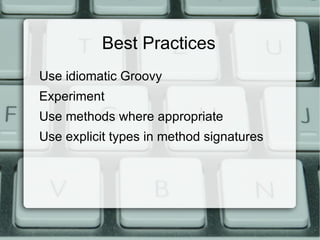 eXo EC - Groovy Programming Language | PPT