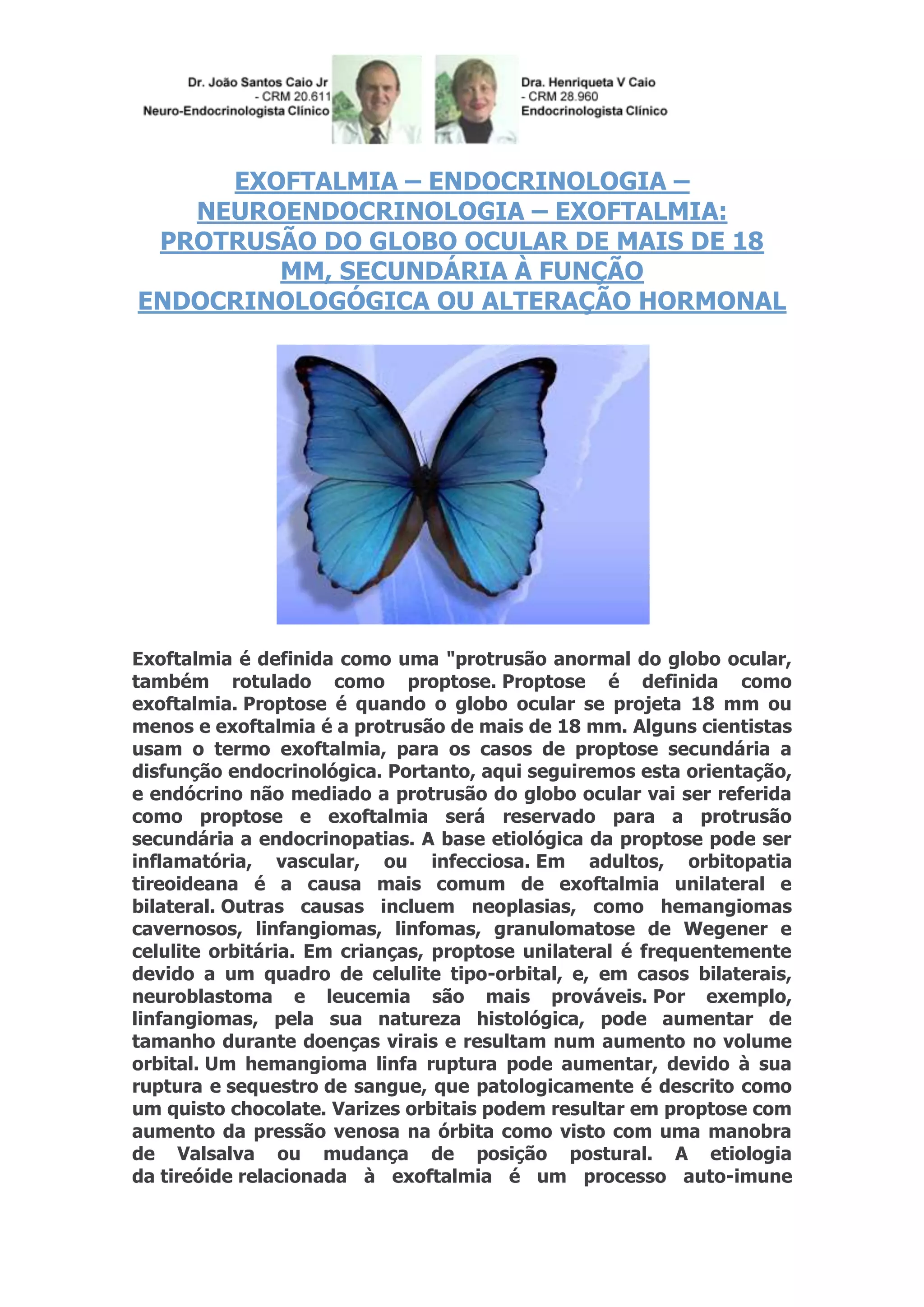 Exoftalmia | DOCX
