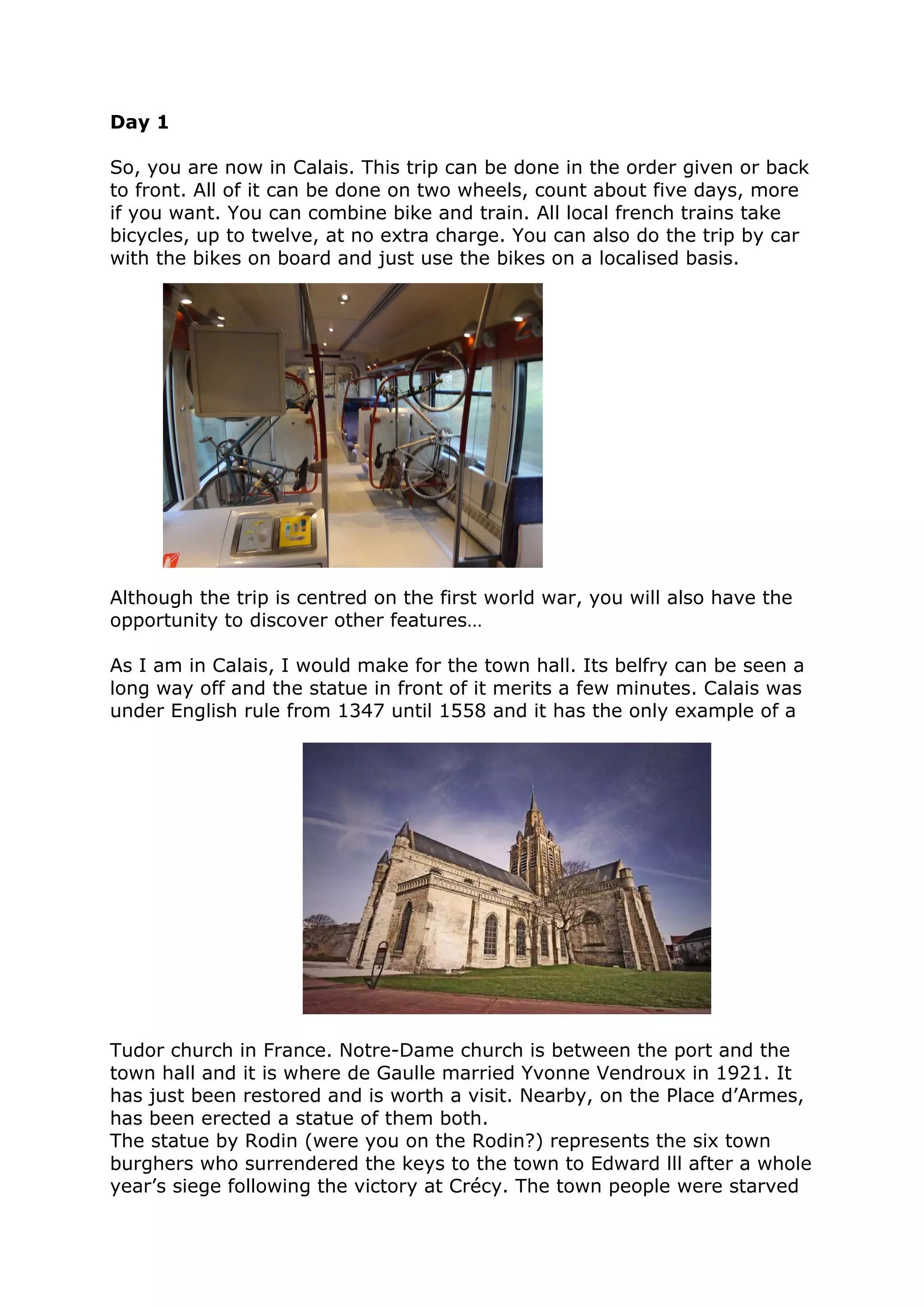 150602 remembrance cycle trail | PDF | Europe Travel | Travel Locations