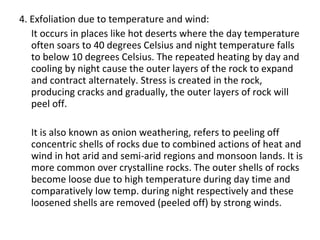 Exogenetic Process-Geomorphology Chapter | PPT