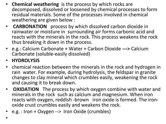 Exogenetic Process-Geomorphology Chapter | PPT | Geology | Science