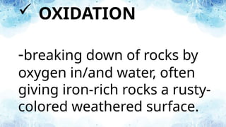 Exogenic-Process.pptx. 00090099099999999 | PPT