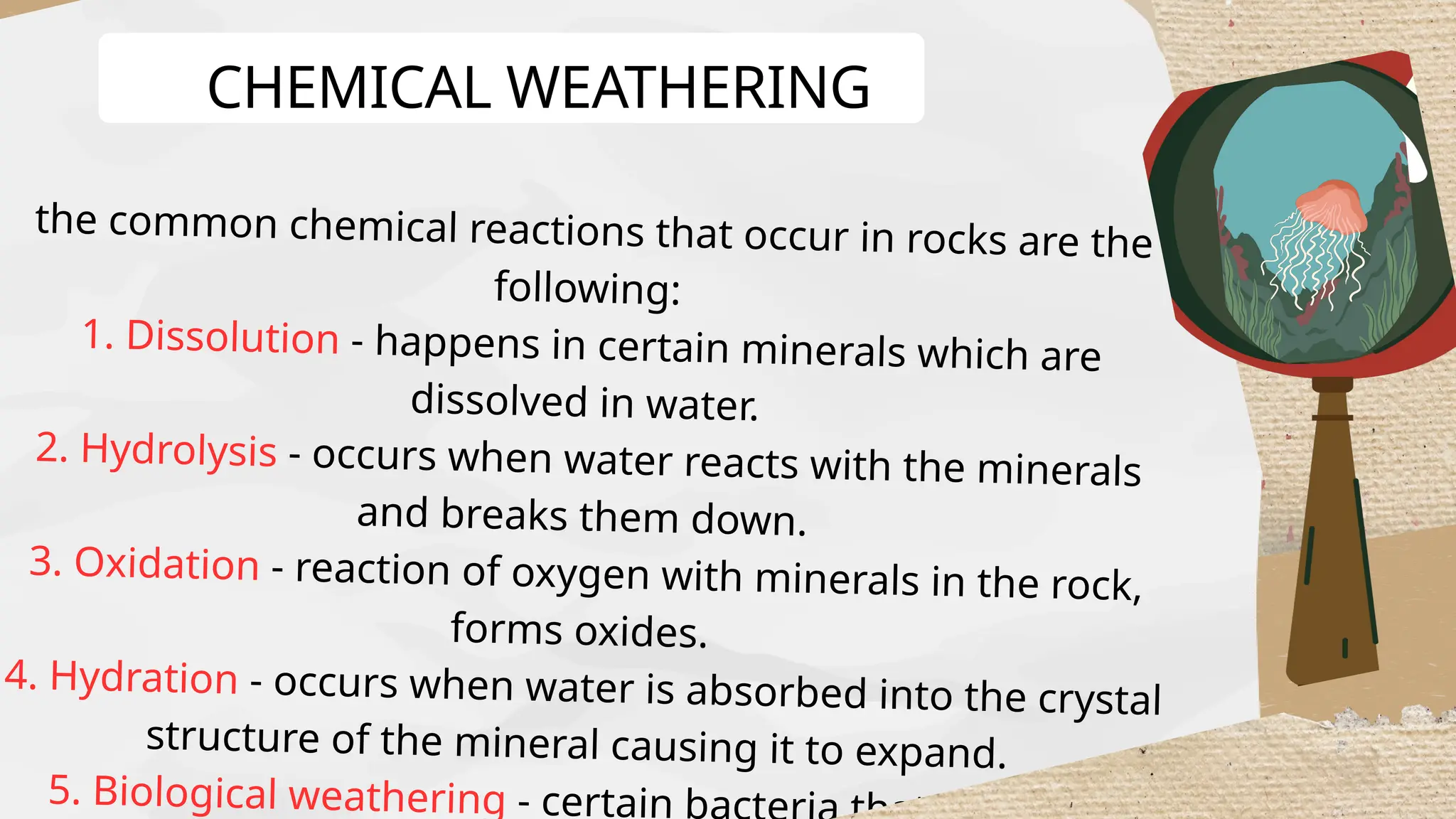 Grade 11, Quarter 2 - Exogenic Process and Weathering | PPTX