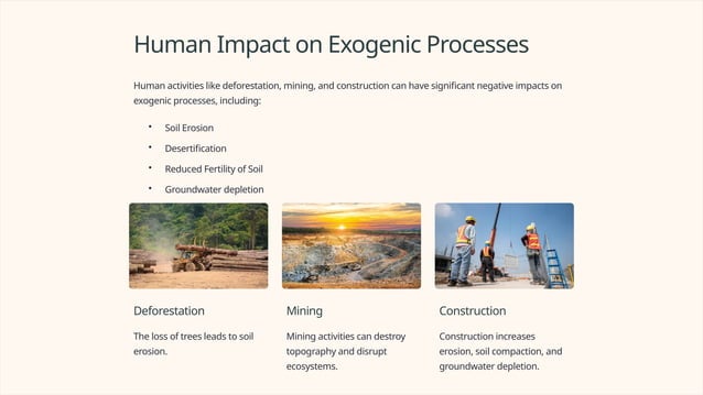Exogenic Processes that Shape the World Around Us | PPT