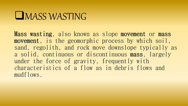 EXOGENIC PROCESS PPT | PPTX