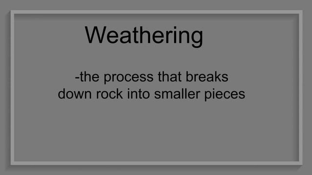 Exogenic process and its geological processes | PPT