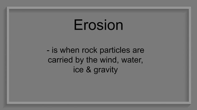 Exogenic process and its geological processes | PPT
