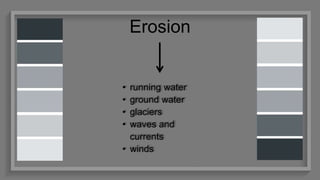 Exogenic process and its geological processes | PPTX