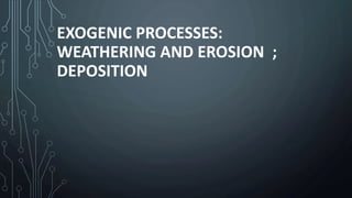 Exogenic Processes.pptx | Geography | Science