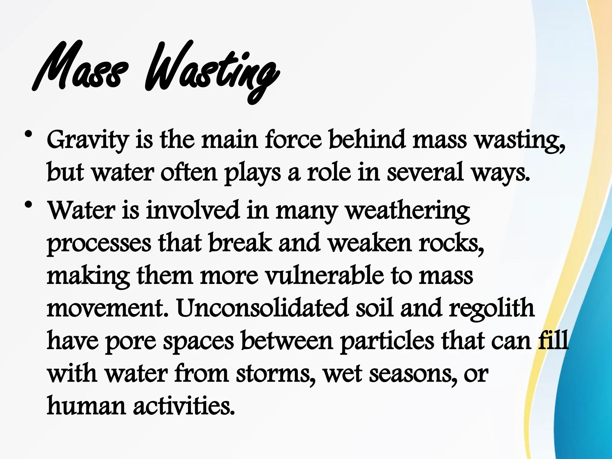 Exogenic Processes Mass Wasting Powerpoint.pptx