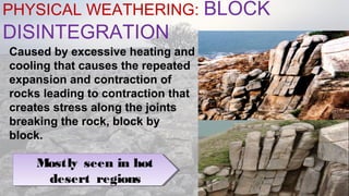 Exogenic processe sppt | PPT | Geology | Science