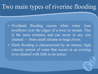 Exogenous disasters floods | PPT