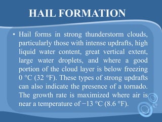 Exogenous disasters hail storms | PPTX