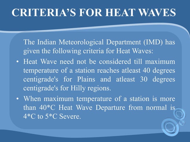 Exogenous disasters heat waves & cold waves | PPTX