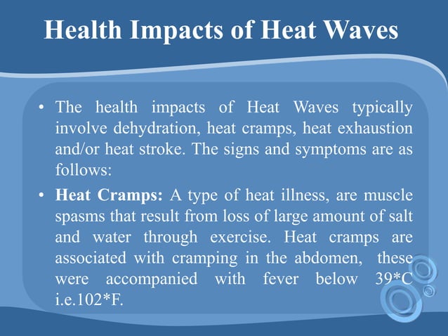 Exogenous disasters heat waves & cold waves | PPT