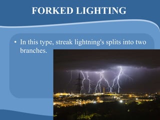 Exogenous disasters lightning | PPTX