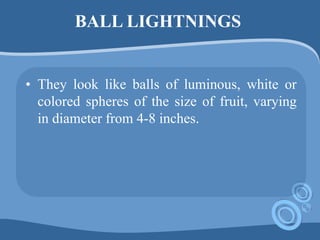 Exogenous disasters lightning | PPTX