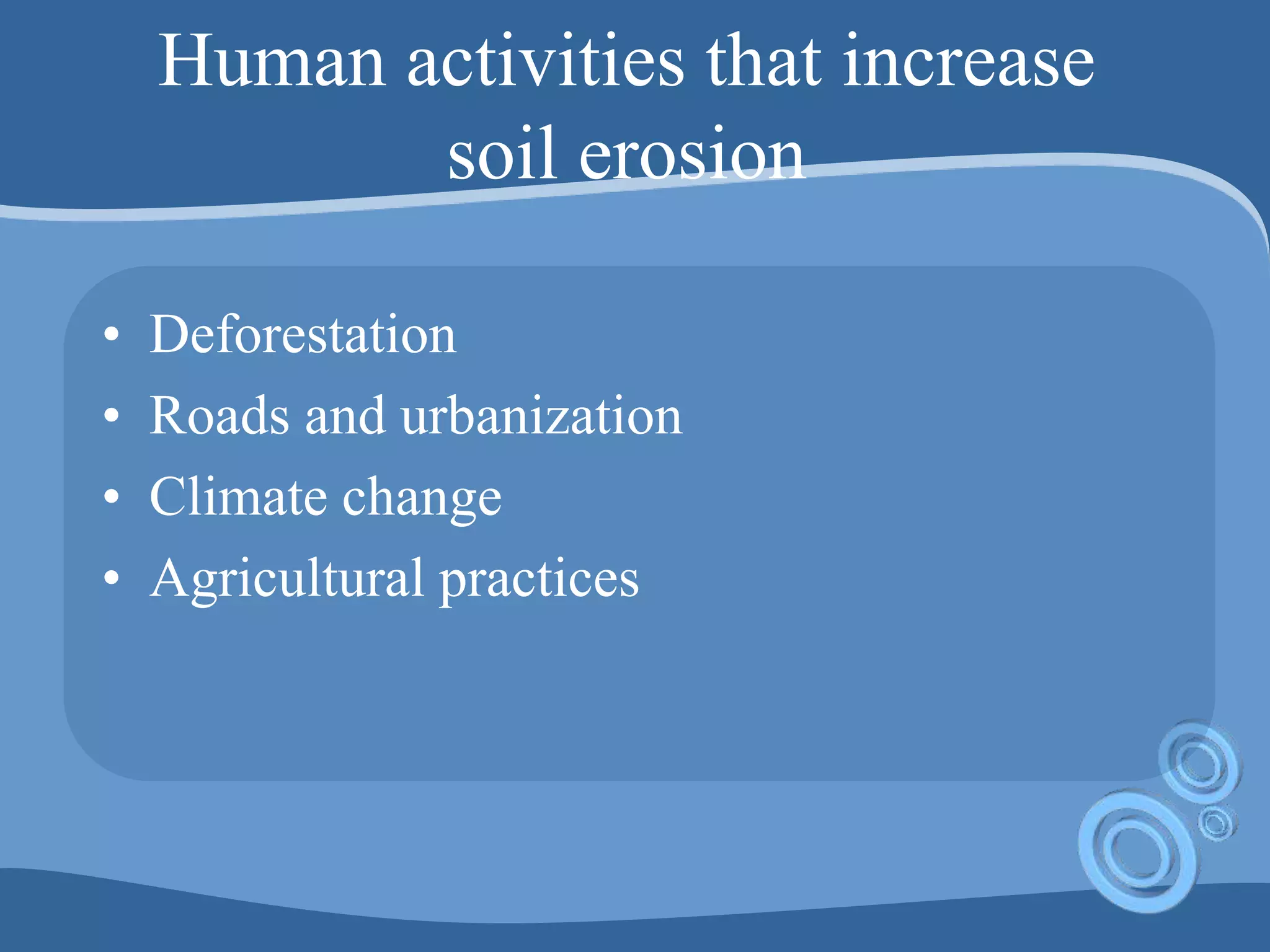 Exogenous disasters soil erosion | PPT