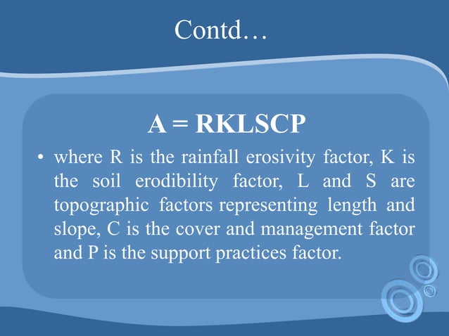 Exogenous disasters soil erosion | PPT