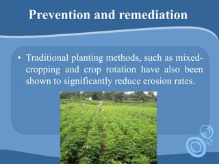 Exogenous disasters soil erosion | PPT