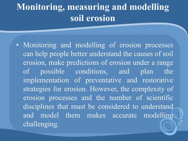 Exogenous disasters soil erosion | PPT