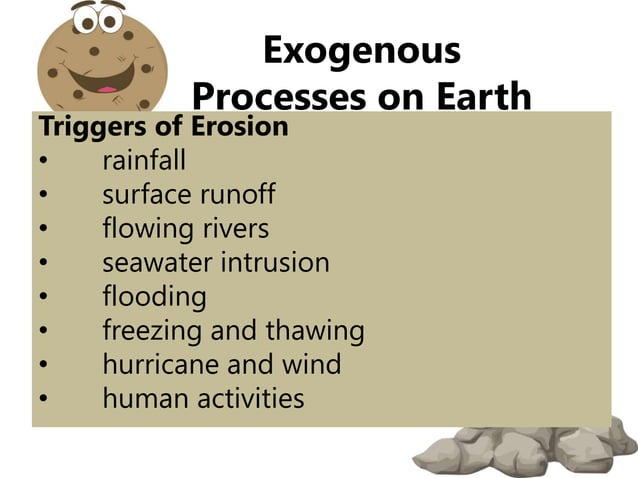 Exogenous processes on earth | PPTX