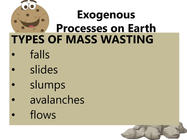 Exogenous processes on earth | PPTX